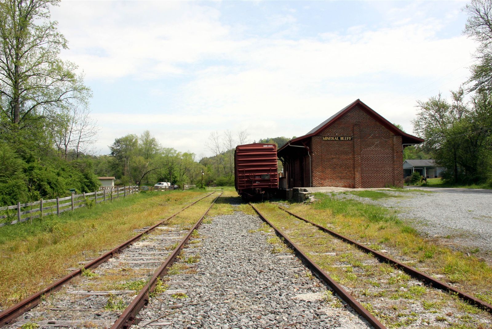 Locations Hub - Mineral Bluff Train Depot