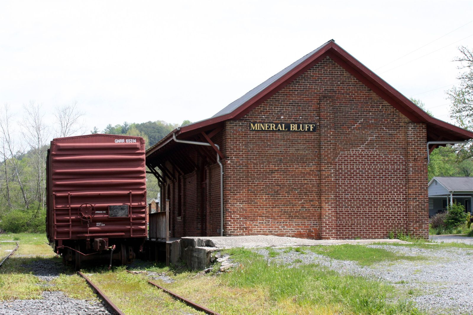 Locations Hub - Mineral Bluff Train Depot